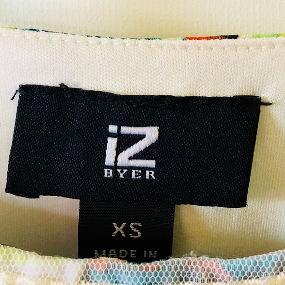 Iz Byer | Tops | Iz Byer Layered Beaded Watercolor Halter Top | Poshmark